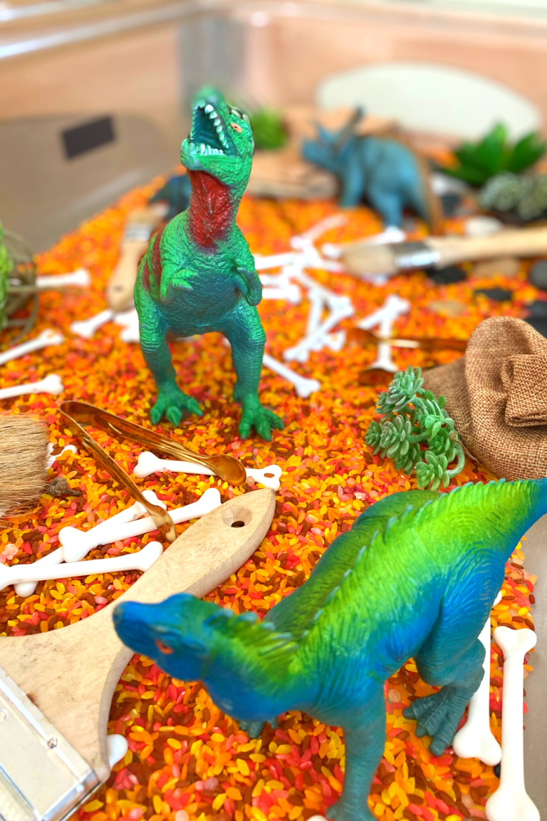 Dinosaur themed activities for play based school – learnplayrepeat