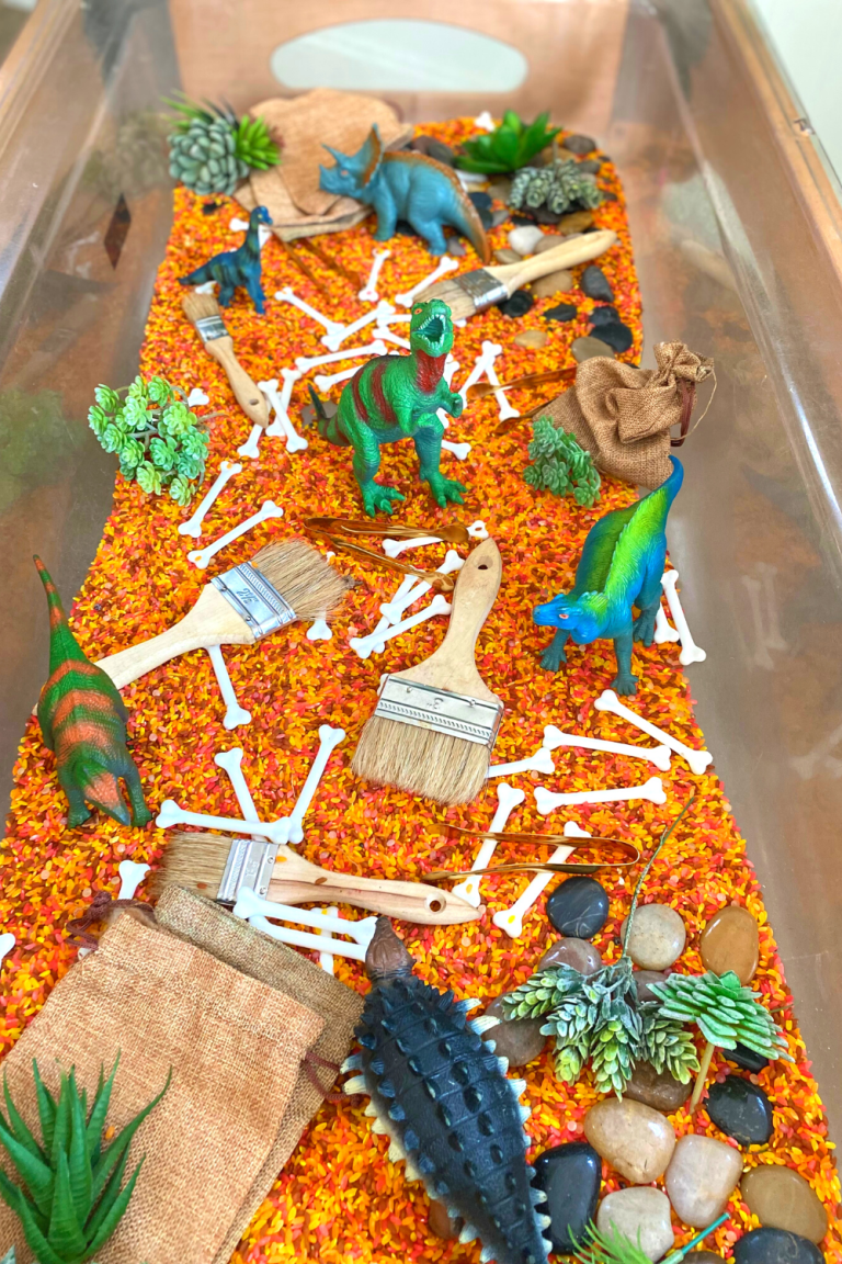 Dinosaur themed activities for play based school – learnplayrepeat