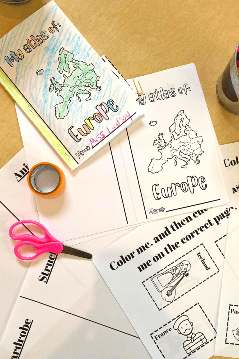 Preschool activities for around the world theme – learnplayrepeat